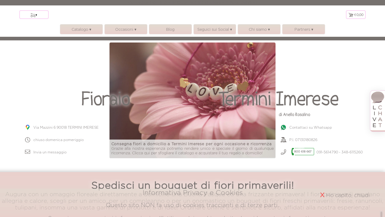 Fioreria Boss dei Fiori consegna fiori e piante a domicilio a Termini ...